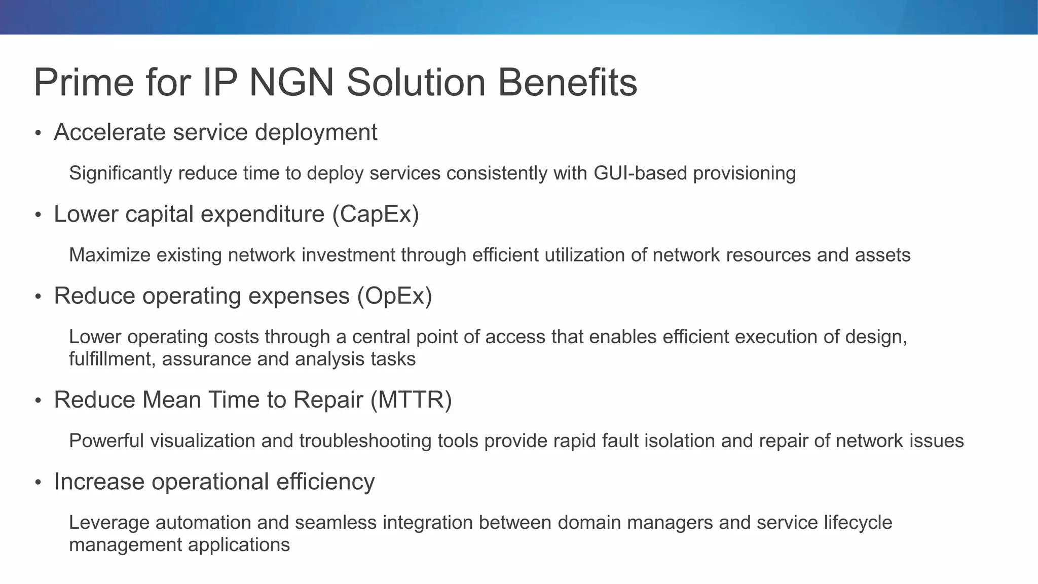 Cisco Prime for IP NGN | PDF