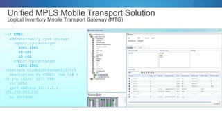 Cisco Prime for IP NGN | PPT