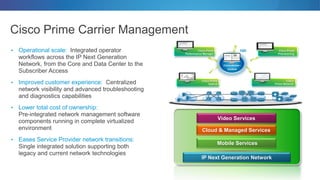 Cisco Prime for IP NGN | PPT