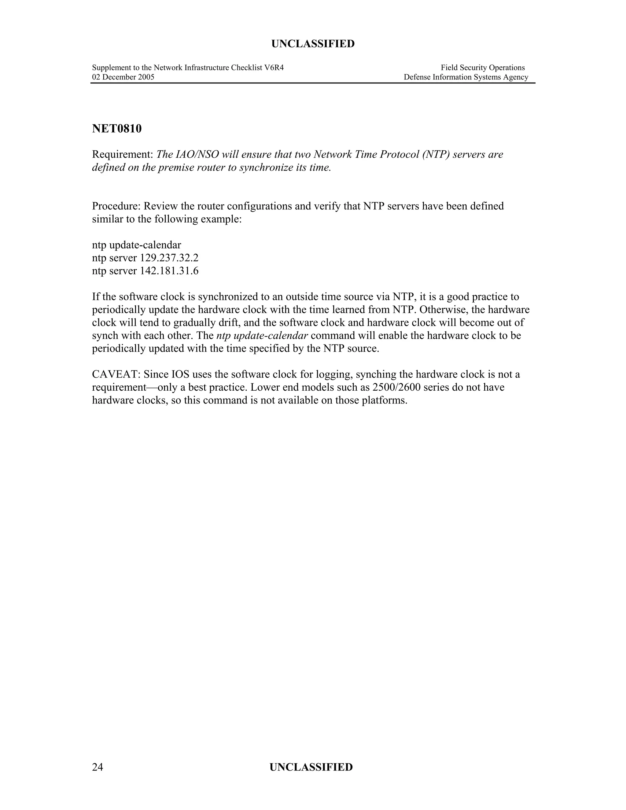 Cisco router-checklist-procedure-guide-for-network-checkli | PDF