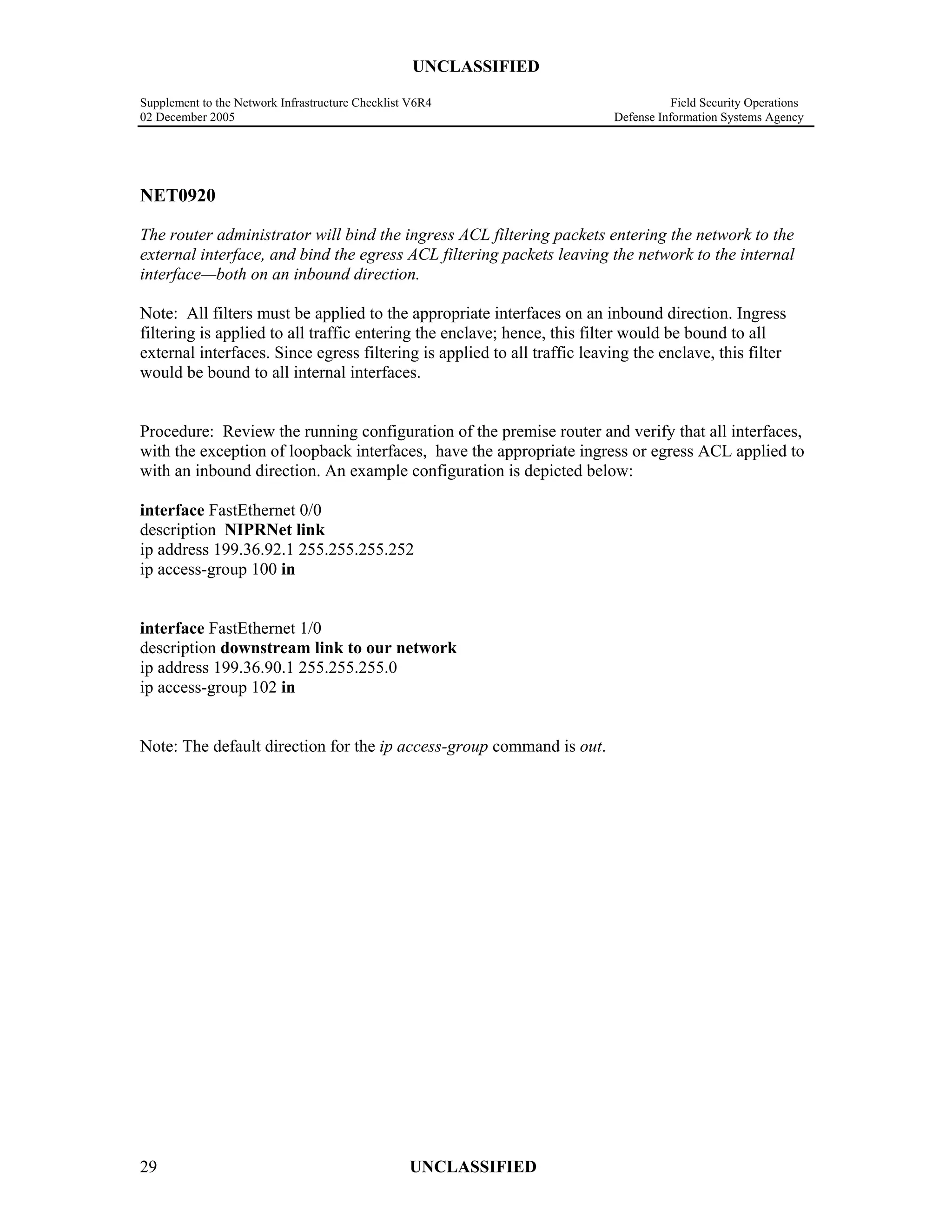 Cisco router-checklist-procedure-guide-for-network-checkli | PDF