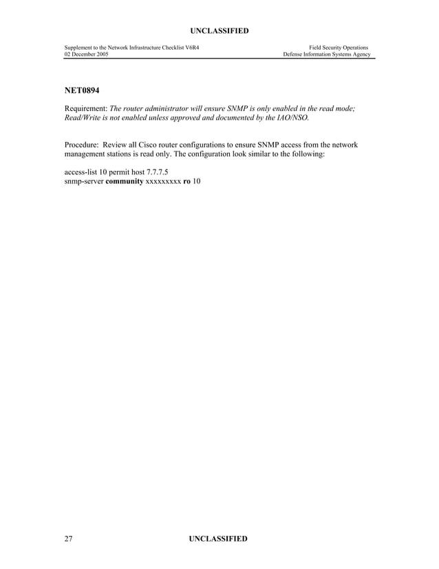 Cisco router-checklist-procedure-guide-for-network-checkli | PDF ...