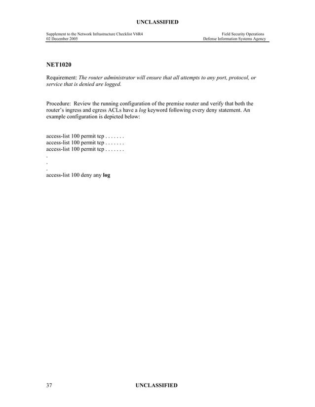 Cisco router-checklist-procedure-guide-for-network-checkli | PDF ...