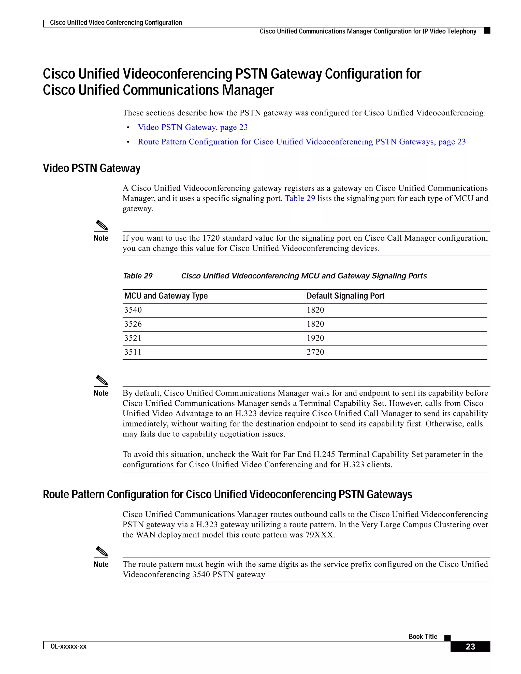 Cisco Unified Video Conferencing Configuration | PDF