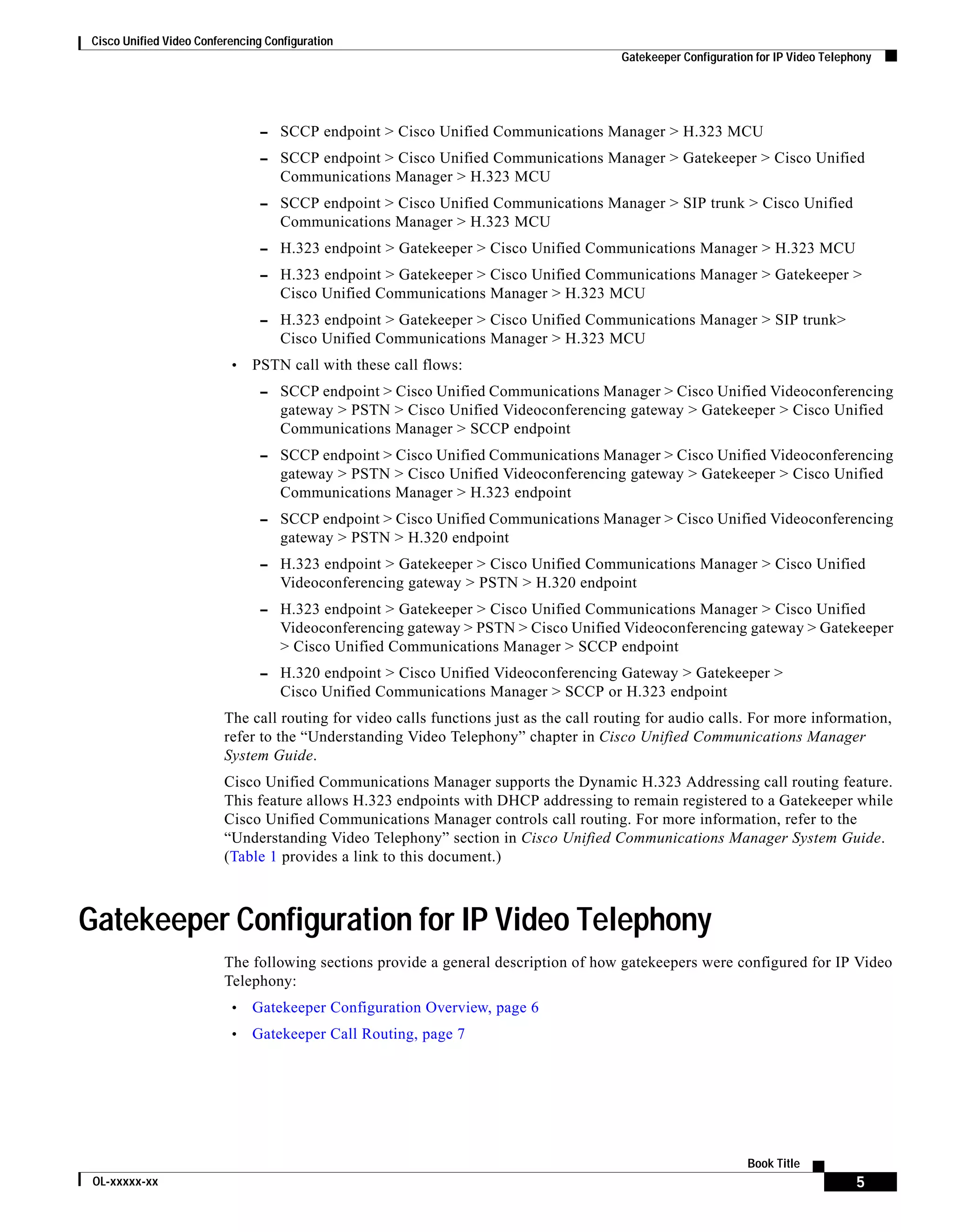 Cisco Unified Video Conferencing Configuration | PDF
