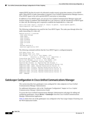 Cisco Unified Video Conferencing Configuration | PDF