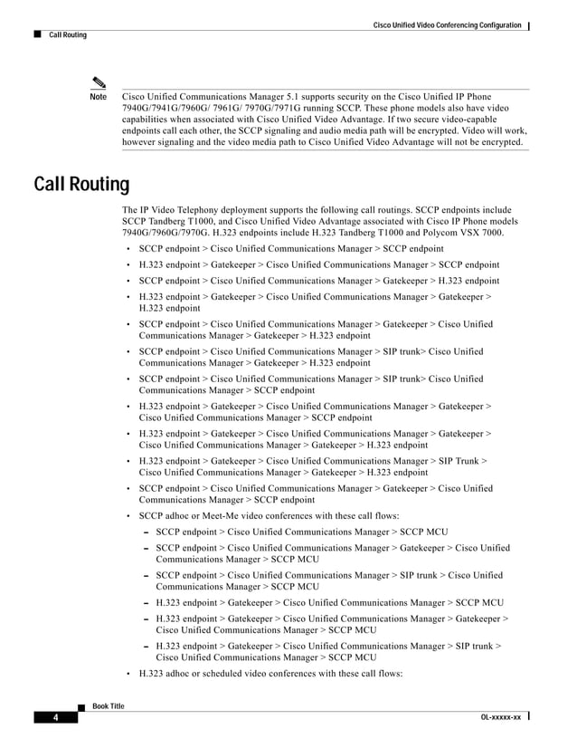 Cisco Unified Video Conferencing Configuration | PDF