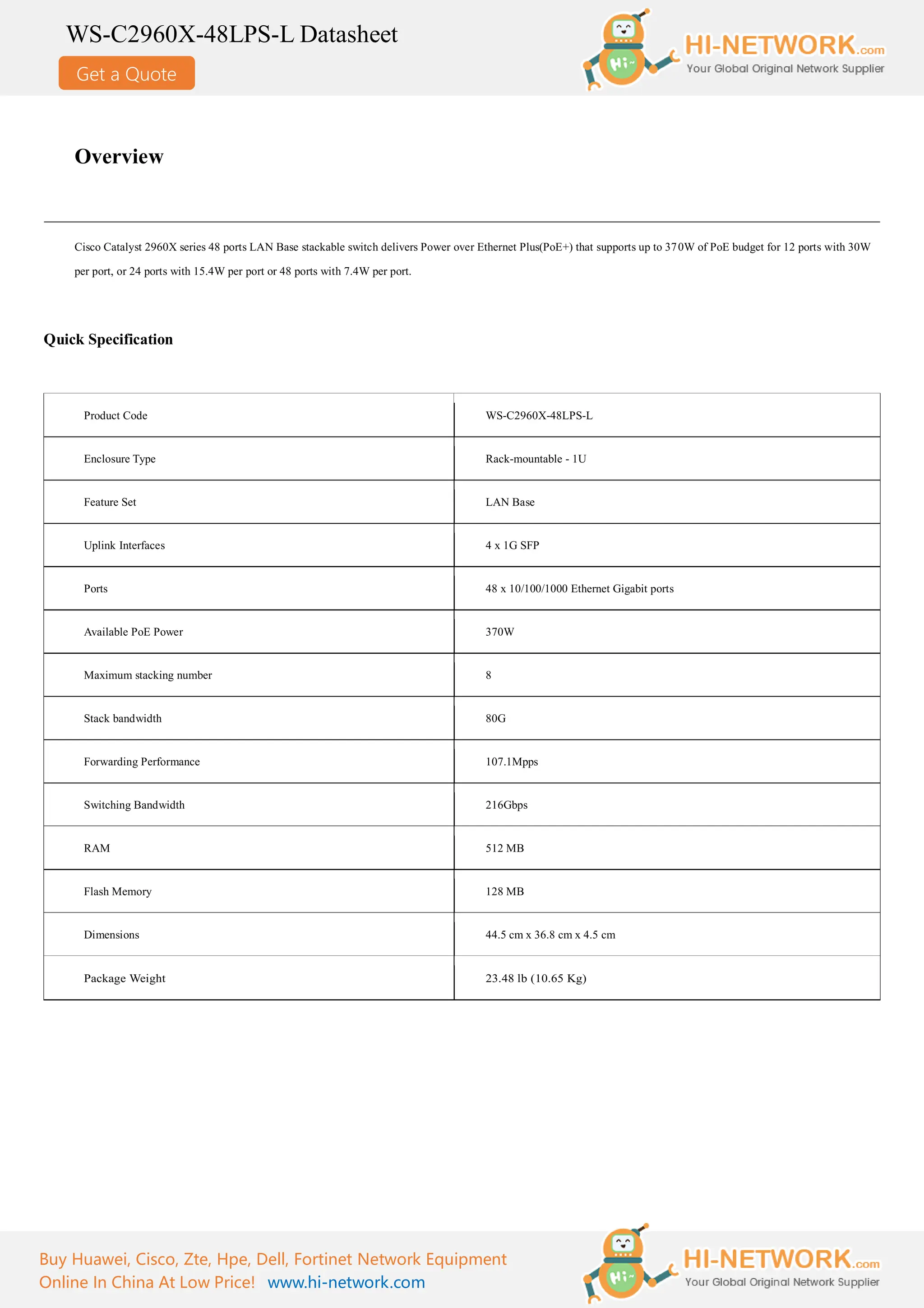 cisco-ws-c2960x-48lps-l-datasheet.pdf