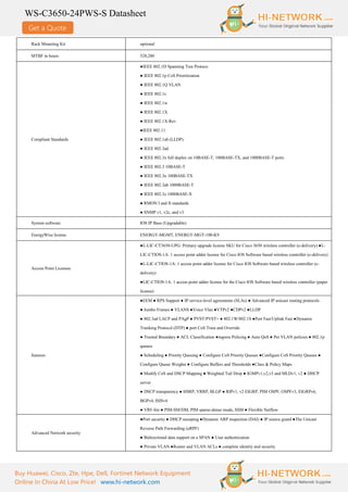 cisco-ws-c3650-24pws-s-datasheet.pdf | Computer Networking | Computing