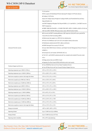 cisco-ws-c3850-24p-s-datasheet.pdf | Computer Networking | Computing
