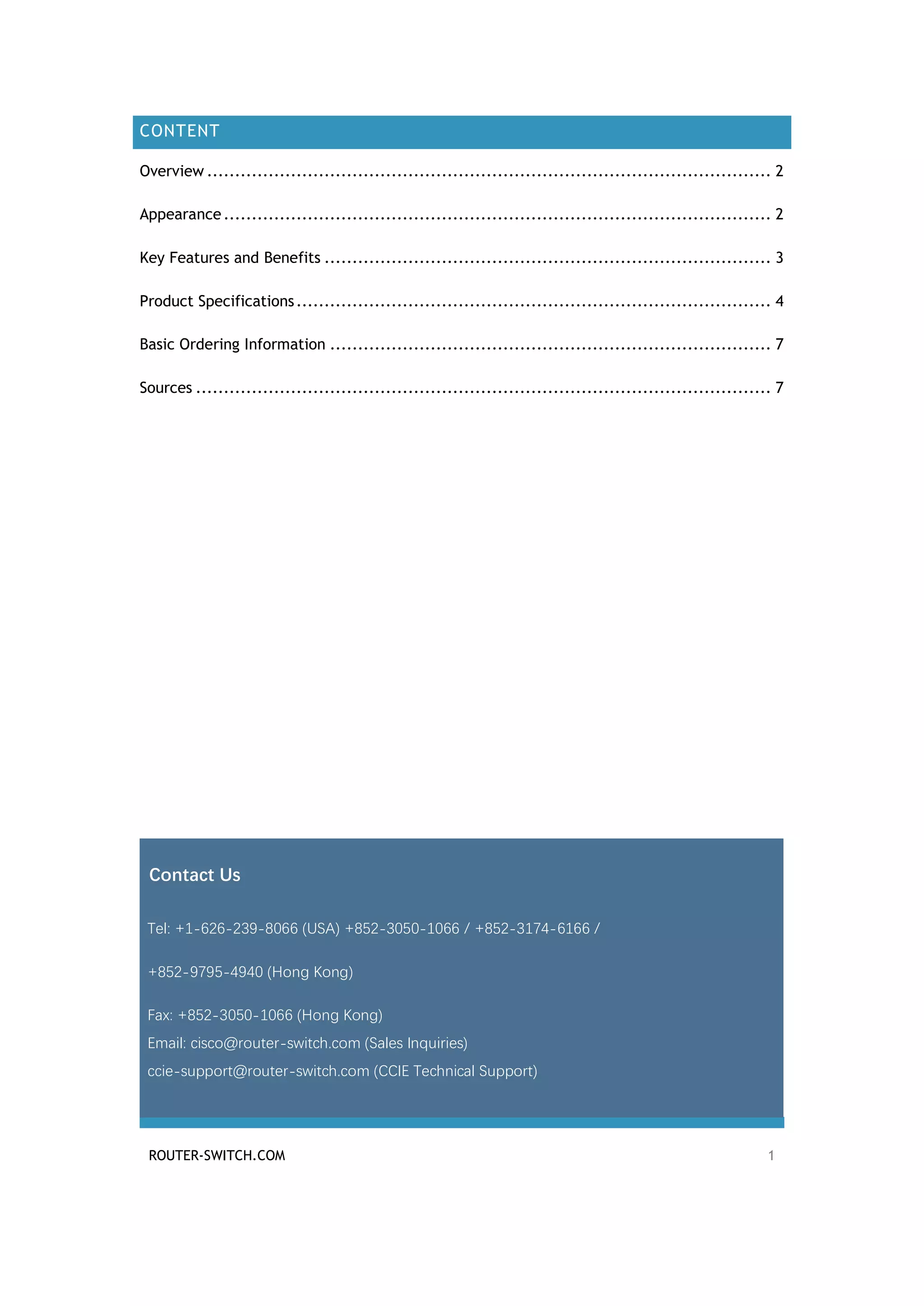 Cisco 1900 series router datasheet | PDF
