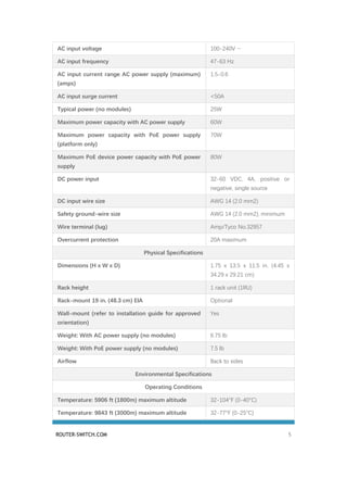 Cisco 1900 series router datasheet | PDF