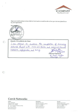 Cisco 2811 ASA 5510 Project | PDF