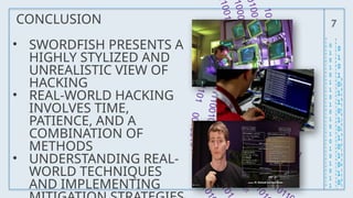 MOVIE REVIEW: SWORDFISH (2001) HACKING STRATEGIES | PPTX