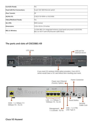 Cisco 881 specs | PDF