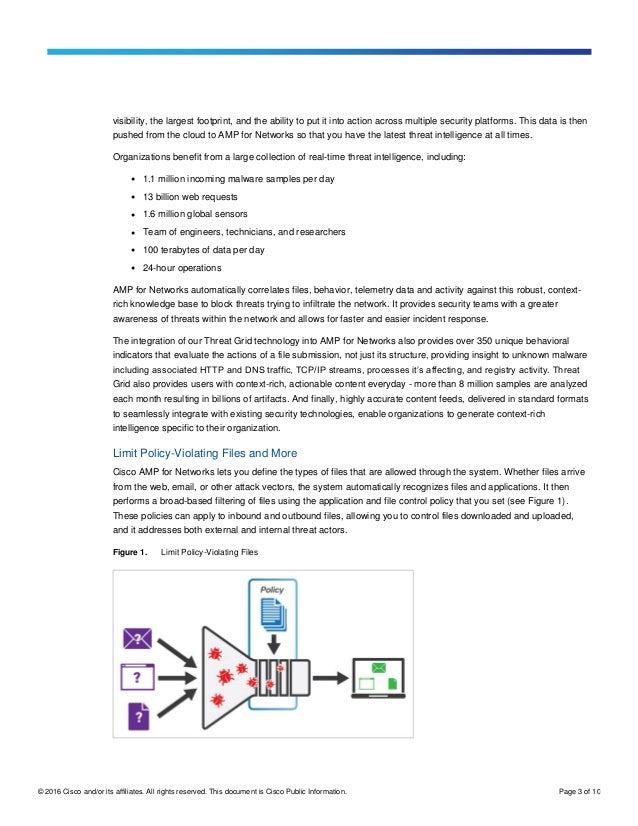 Cisco amp for networks