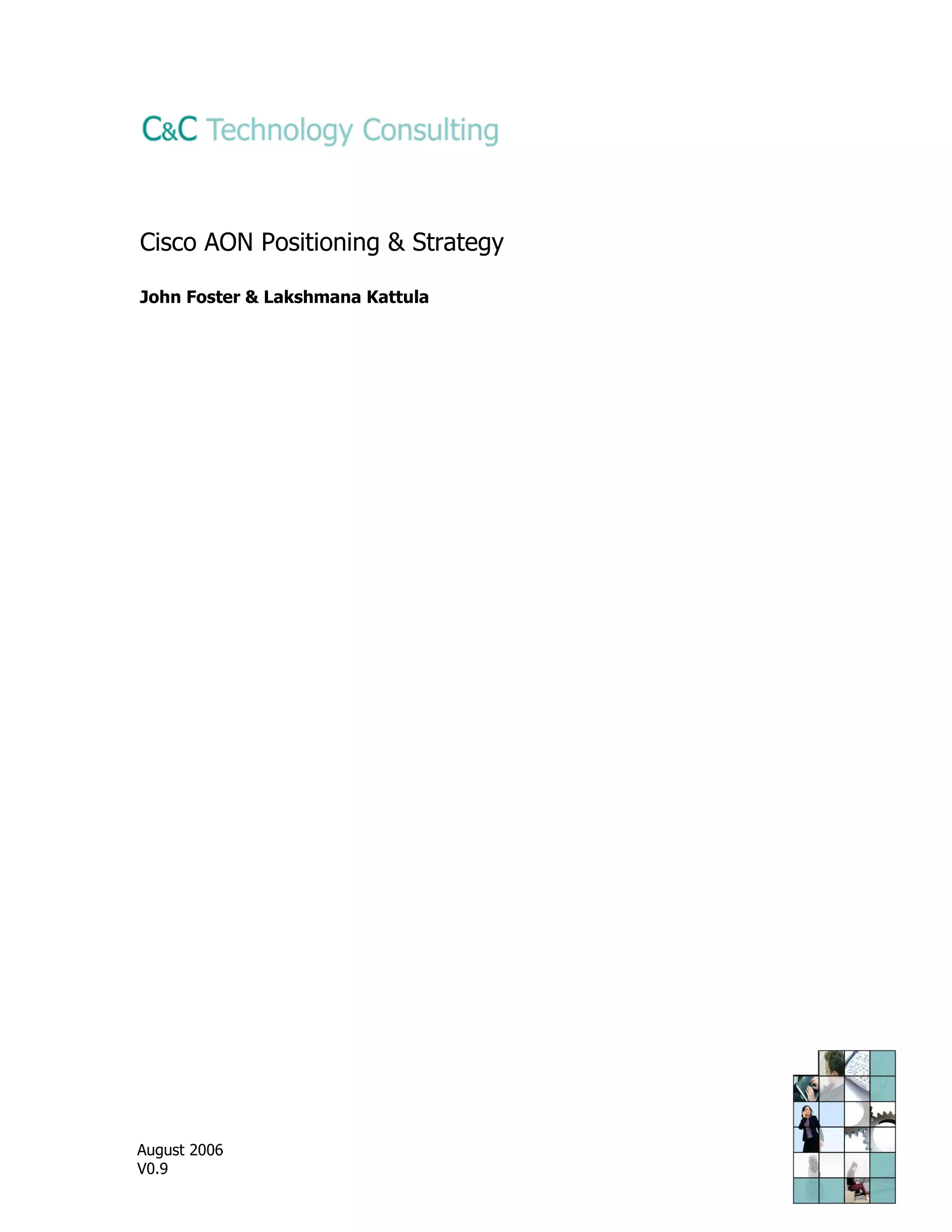 Cisco SOA appliance positioning & strategy paper | PDF
