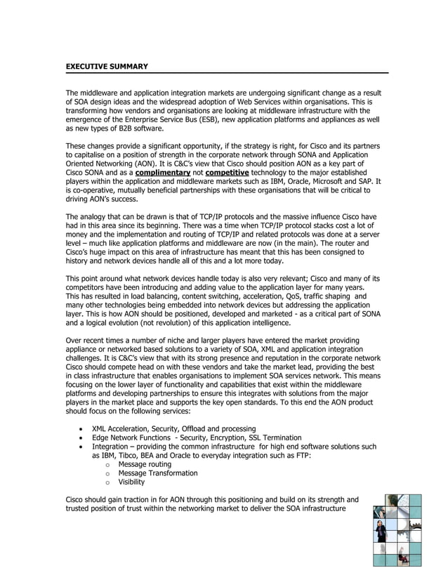 Cisco SOA appliance positioning & strategy paper | PDF