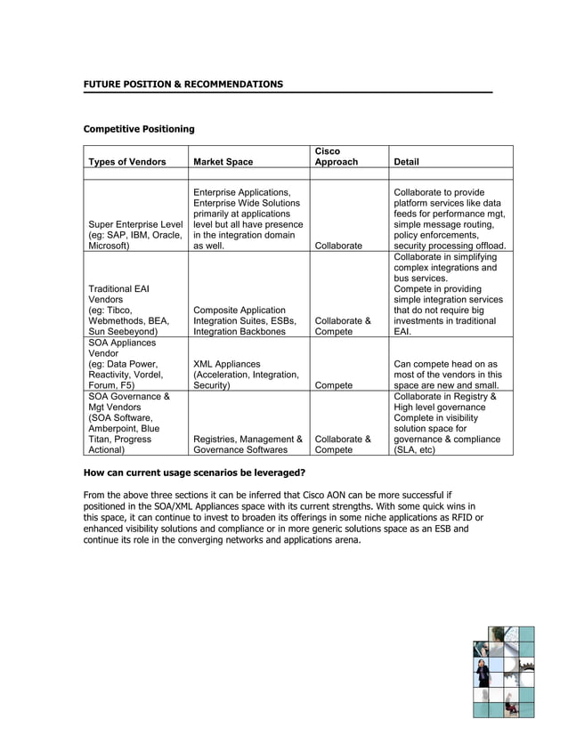 Cisco SOA appliance positioning & strategy paper | PDF