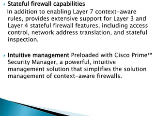 Cisco asa cx firwewall | PPTX | Internet | Computing