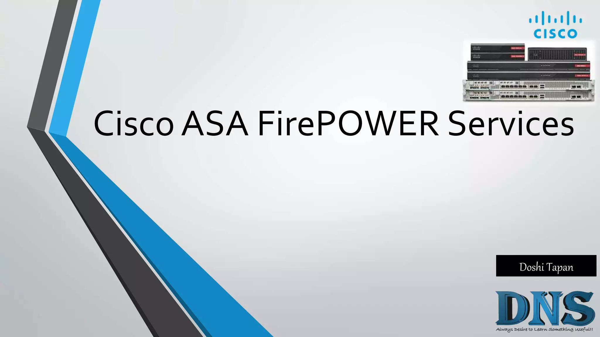 Cisco asa fire power services | PPTX