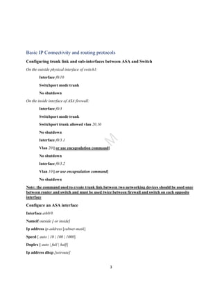 Cisco asa firewall command line technical guide | PDF