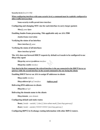 Cisco asa firewall command line technical guide | PDF