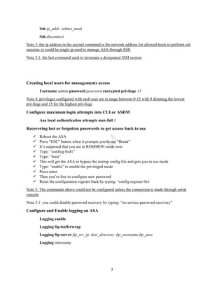 Cisco asa firewall command line technical guide | PDF