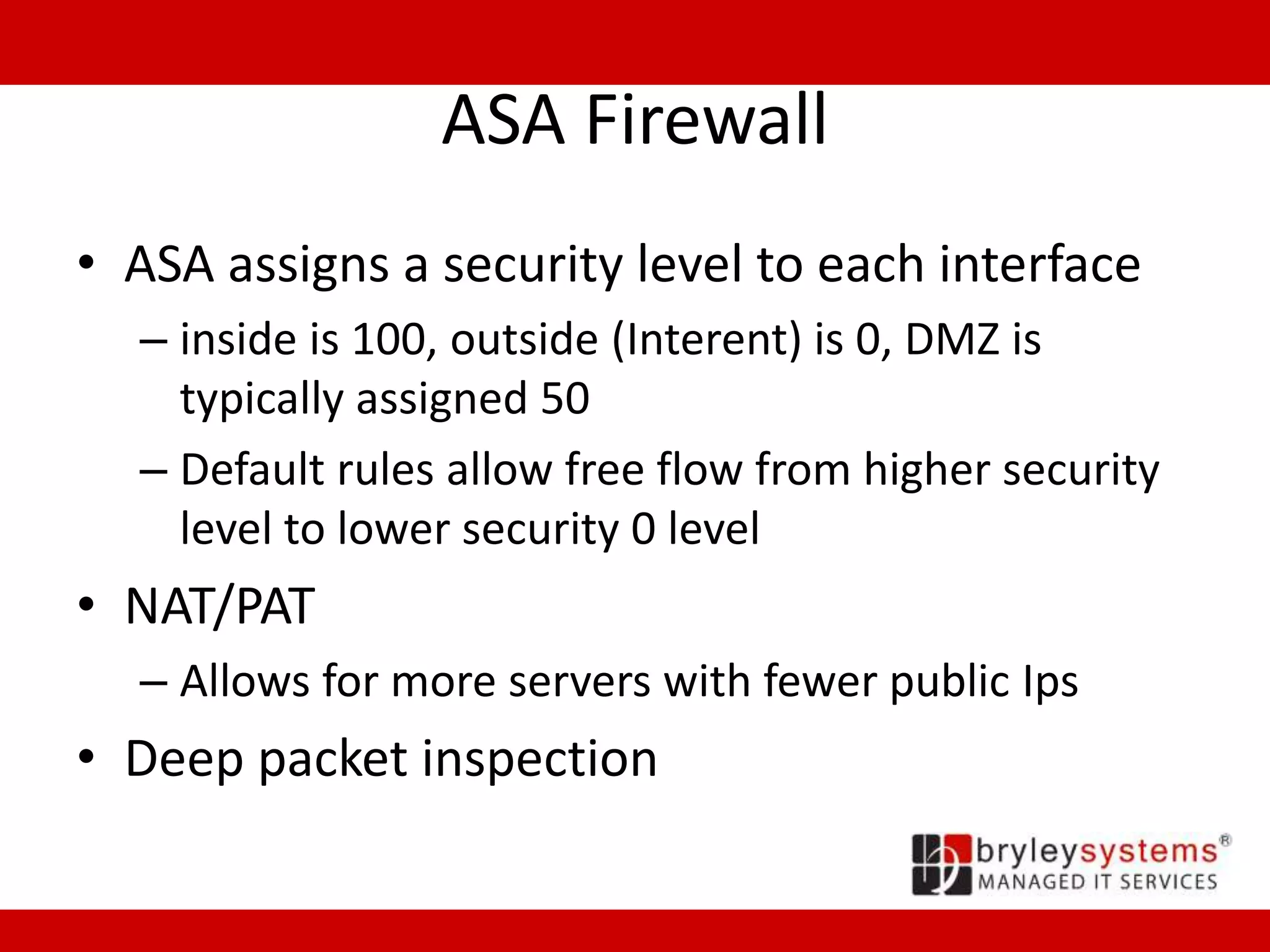 Cisco ASA Firewalls | PPTX