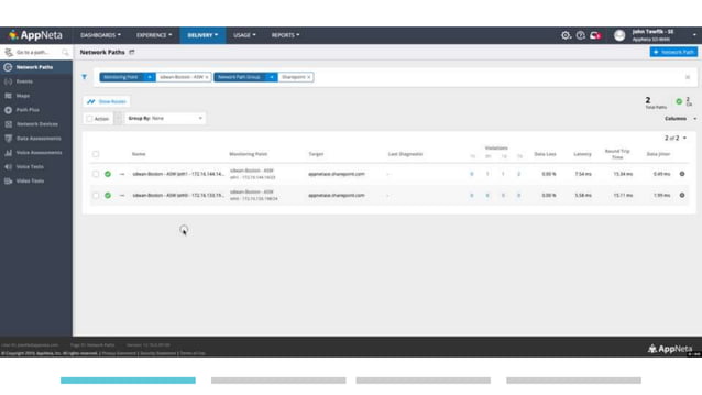 AppNeta: SD-WAN & End User Experience | PPTX