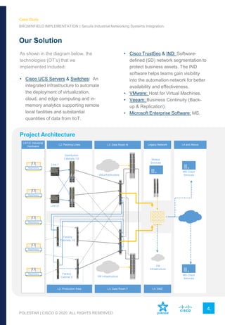 Industrial Networking Systems Secure Integration | Cisco & Polestar Case Study | PDF