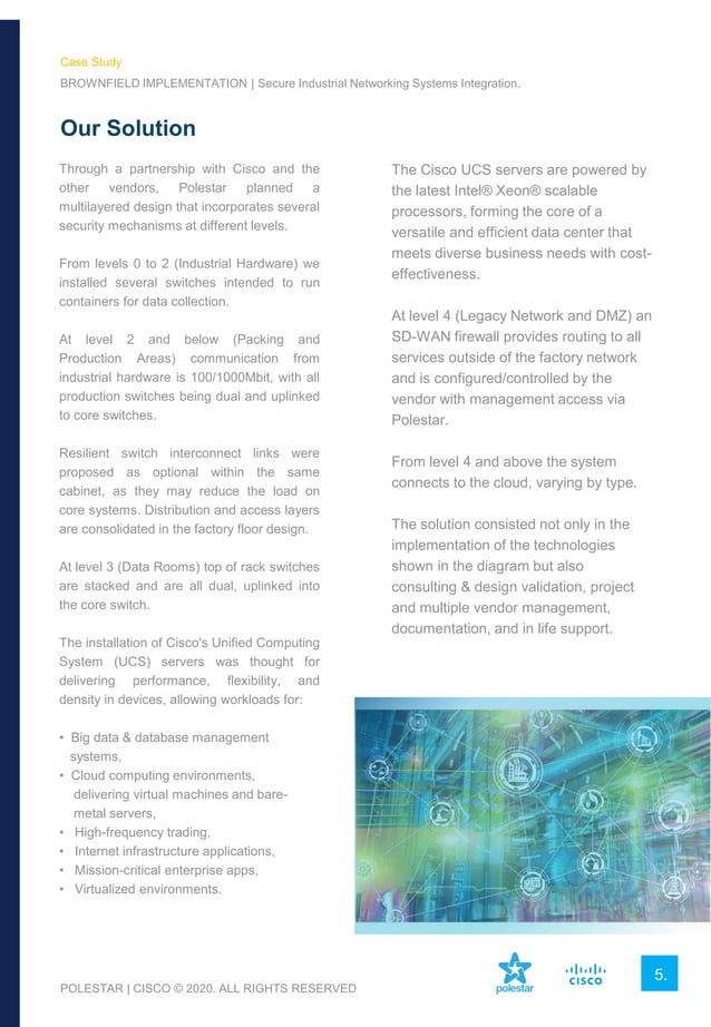 Industrial Networking Systems Secure Integration | Cisco & Polestar ...