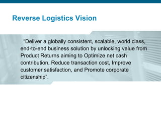 Cisco Case Study Reverse Logistics Transformation (Interlog) | PDF