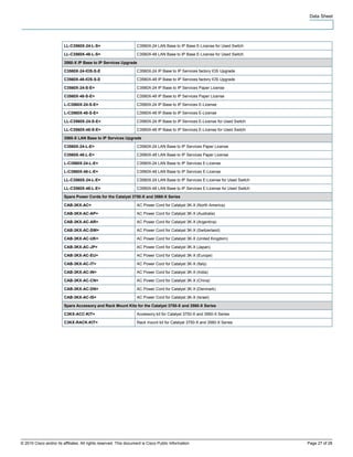 Cisco catalyst 3750 x and 3560-x series switches | PDF