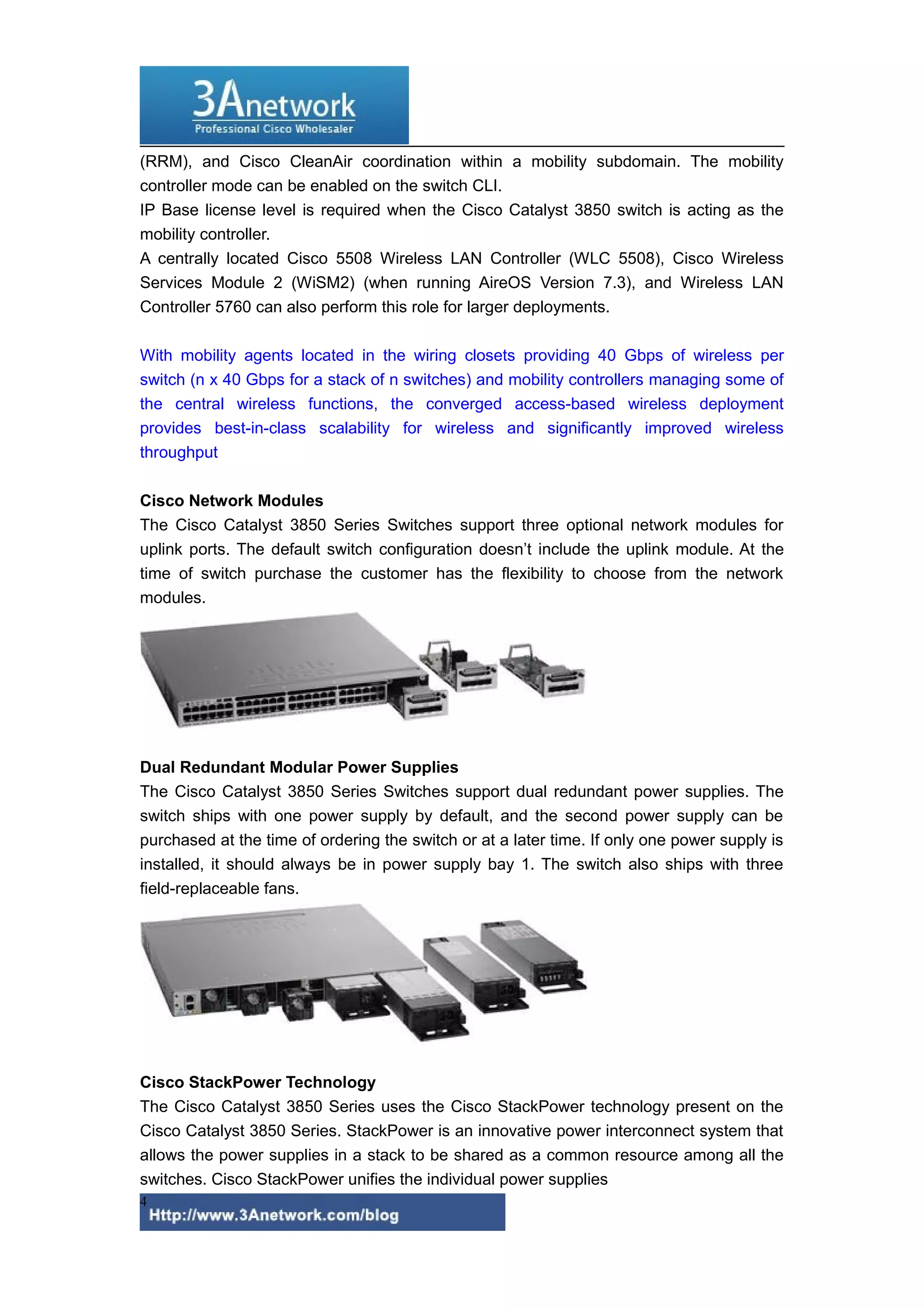 Cisco Catalyst 3850 Series Switches Datasheet Pdf