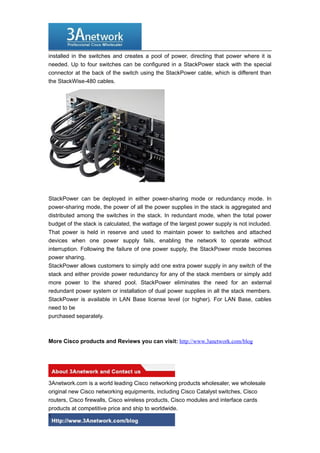 Cisco catalyst 3850 series switches datasheet | PDF