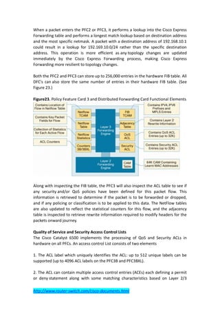 Cisco catalyst 6500 architecture white paper | DOCX