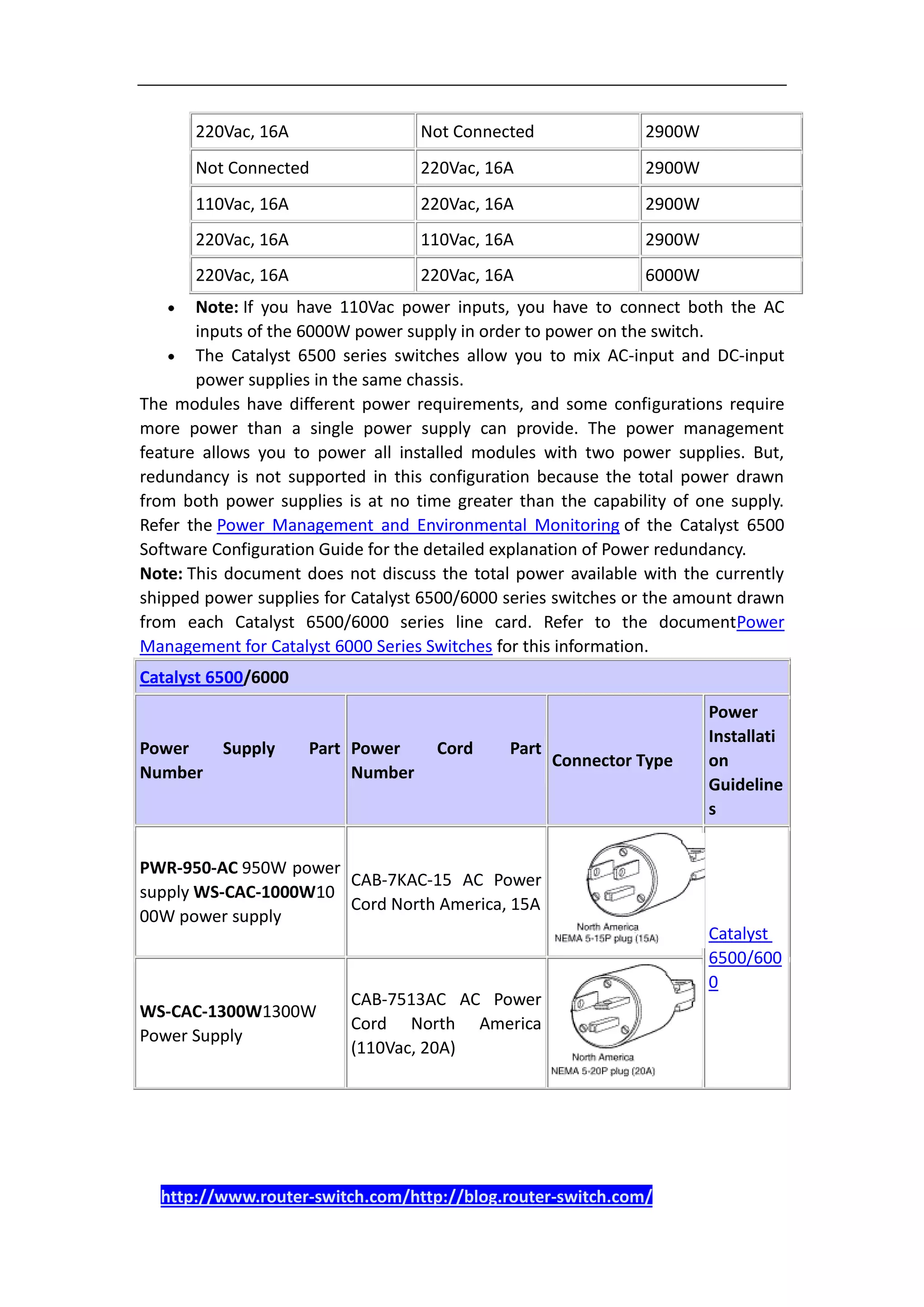 Cisco catalyst switch cable, connector, and ac power cord guide | DOCX