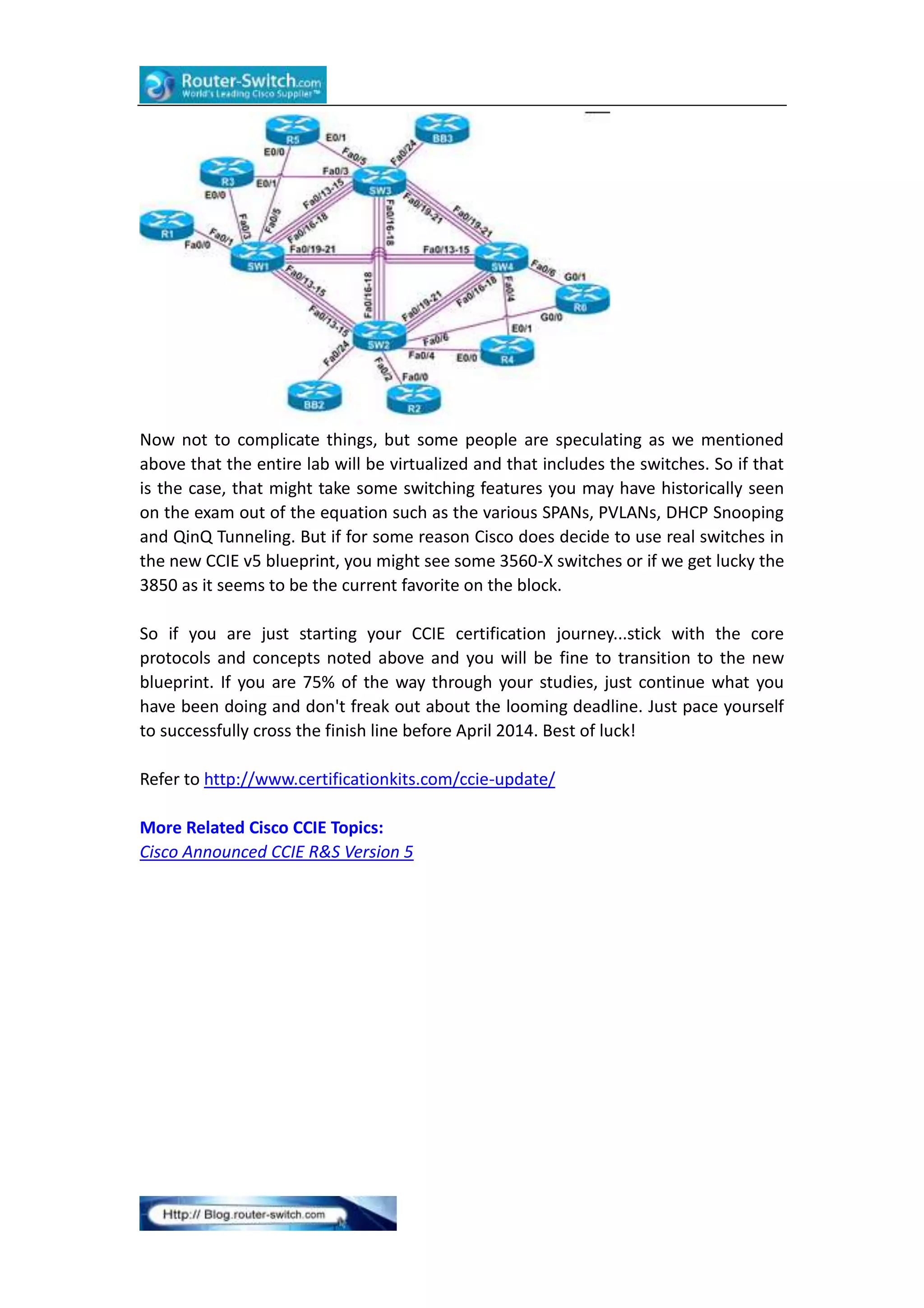 Cisco ccie r&s v5 review | DOCX