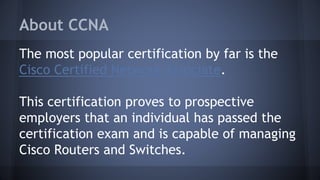 Cisco CCNA | PPTX