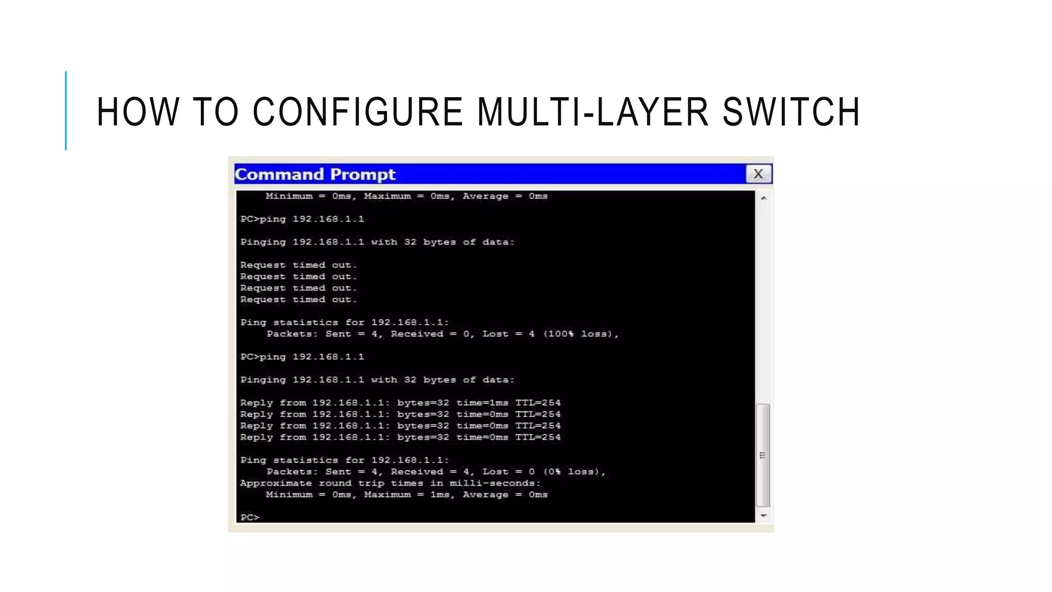 Cisco Ccna How To Configure Multi Layer Switch Pptx Computer