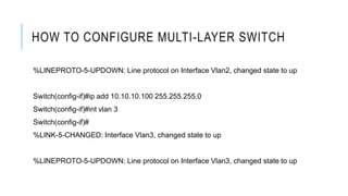 Cisco CCNA- How to Configure Multi-Layer Switch | PPTX