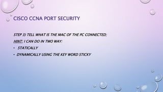 Cisco CCNA Port Security | PPTX