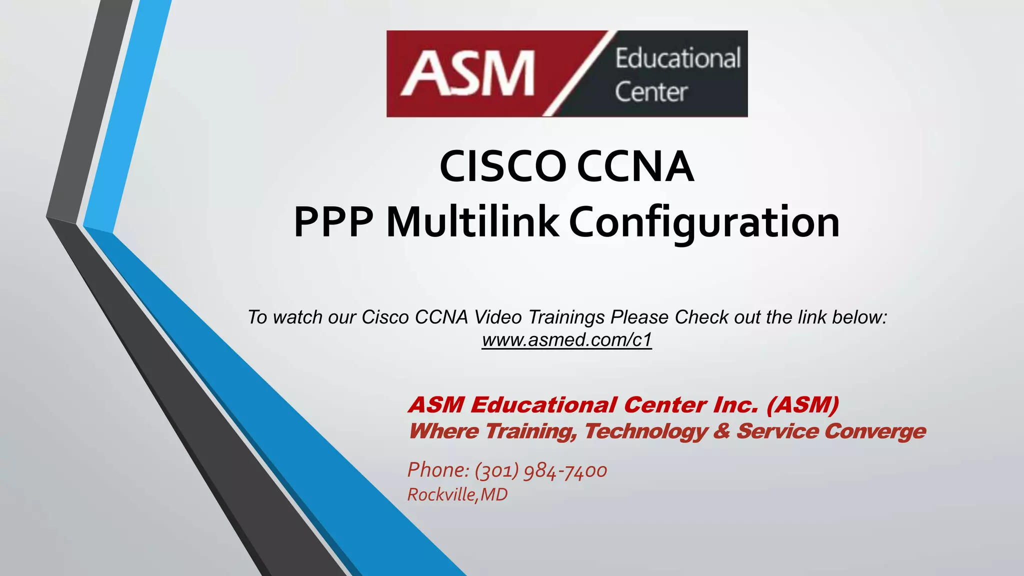 Cisco Ccna Ppp Multilink Configuration Pptx