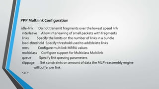 Cisco CCNA- PPP Multilink Configuration | PPTX