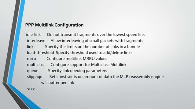 Cisco Ccna Ppp Multilink Configuration Pptx Computer Networking Computing