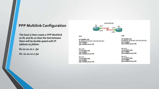 Cisco CCNA- PPP Multilink Configuration | PPTX