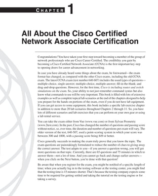 Cisco ccna exam #640 607 certification guide (3rd edition) | PDF