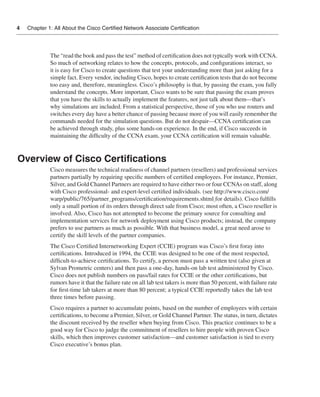 Cisco ccna exam #640 607 certification guide (3rd edition) | PDF