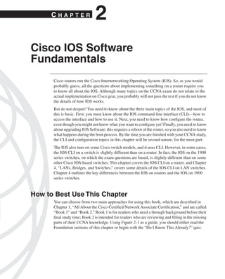 Cisco ccna exam #640 607 certification guide (3rd edition) | PDF